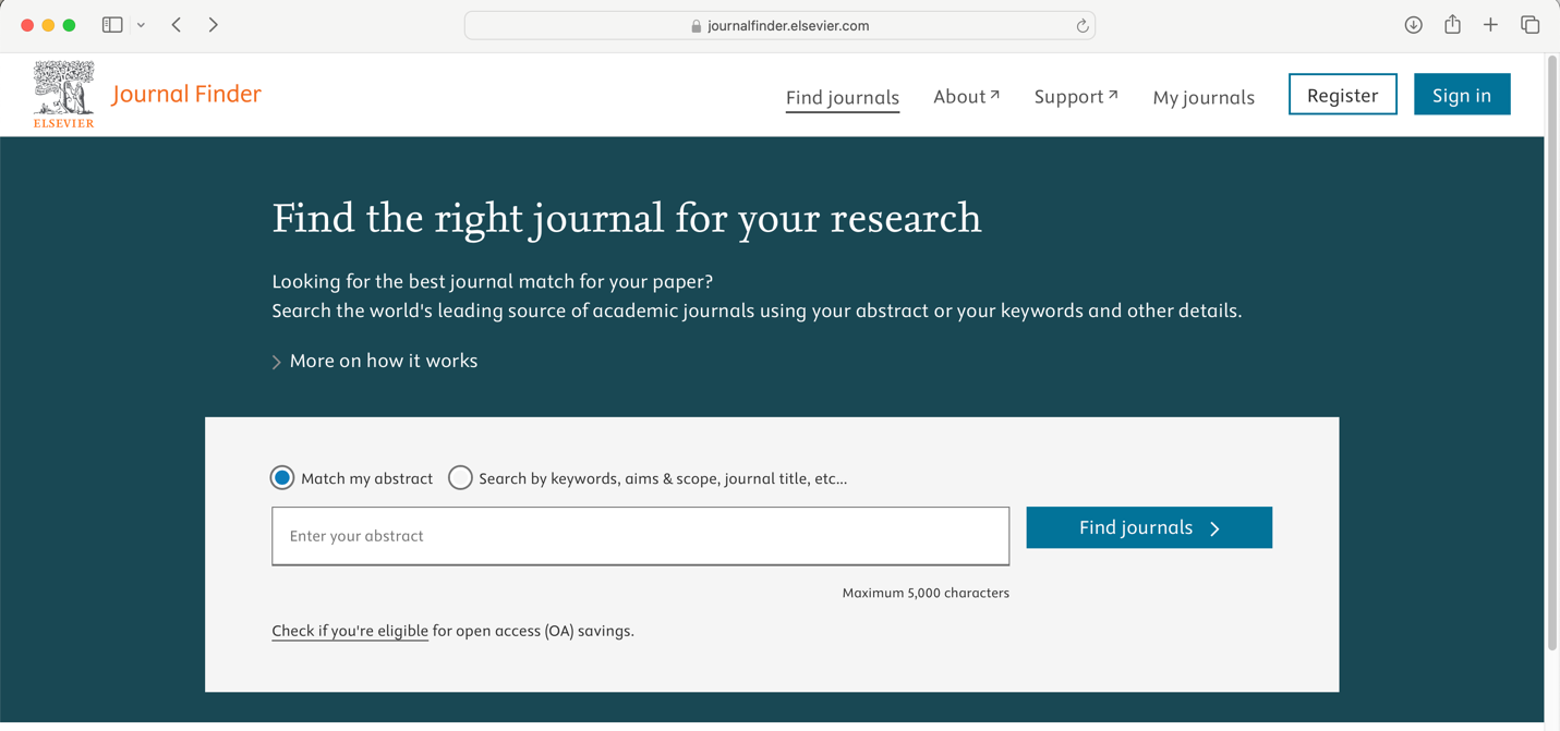 How to find journal? - editingresearch.com